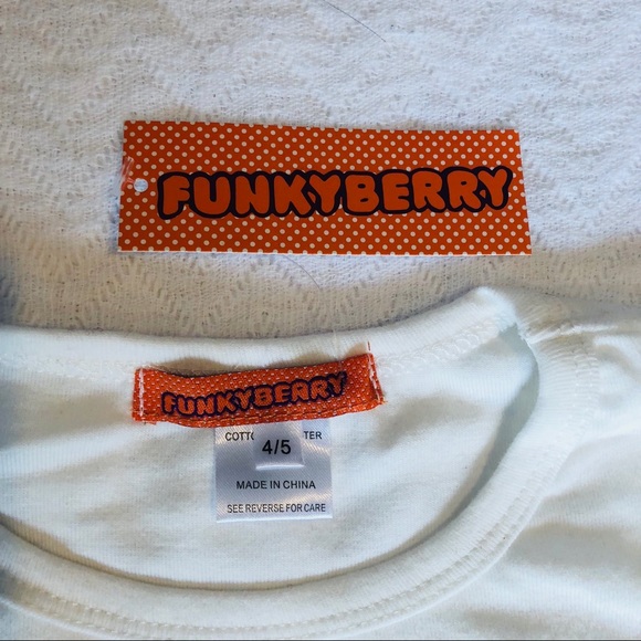 Funkyberry | Matching Sets | Adorable 2 Piece Kitty Themed Outfit Nwt | Poshmark